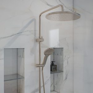 Ashmore Twin Rail Shower - Greens Tapware